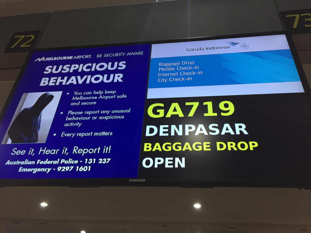 GA719 Checkin | No Mas Coach!